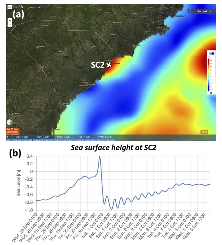 Hurricane Ian: forecasting of the coastal storm surge - CMCC
